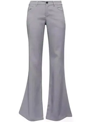 Marni Mid-rise Flared Virgin Wool-mohair Blend Trousers