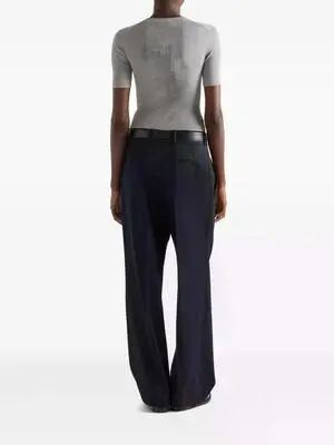 Prada Ribbed-knit Crew Neck Top