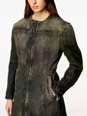 DIESEL® Collarless Denim Coat