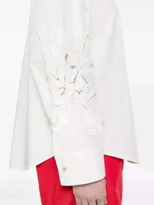 FORTE_FORTE Lace Detail Shirt