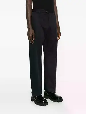 Alexander McQueen Gabardine Straight-leg Trousers