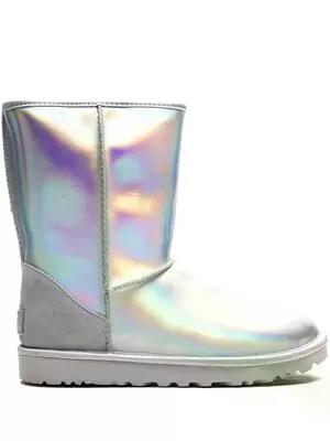 UGG Classic Short Iridescent Boots - Silver