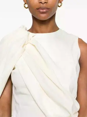Magda Butrym Asymmetric Draped Top