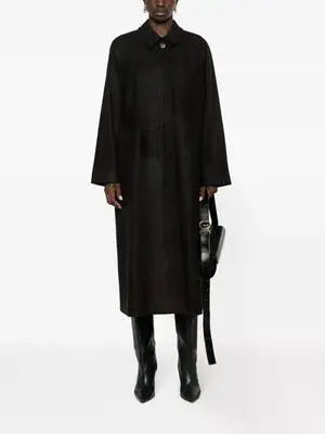 SKALL STUDIO Mary Check-print Mid-length Coat