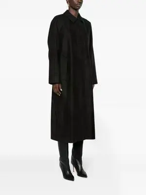 SKALL STUDIO Mary Check-print Mid-length Coat