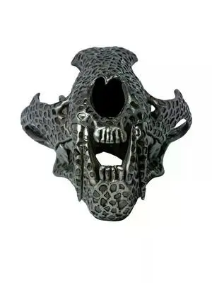 PARTS OF FOUR Leopard Skull Centrepiece