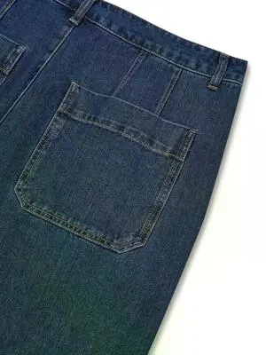 STUDIO TOMBOY Pleat-detail Wide-leg Jeans
