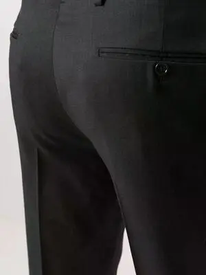 Ralph Lauren Purple Label Dark Wool Tailored Trousers