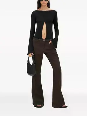 COURREGES Relax Bootcut Trousers - Brown