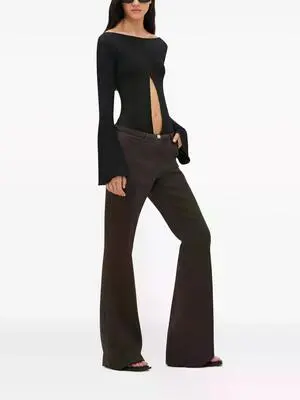 COURREGES Relax Bootcut Trousers - Brown