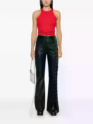 MITILIANE COUTURE Leather Trousers - Black