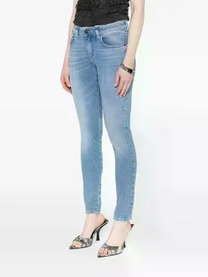 DIESEL® Slandy Mid-rise Super-skinny Jeans