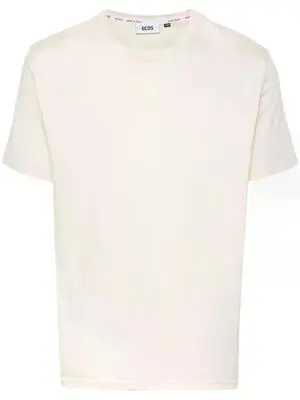 Gcds Logo-embroidered Cotton T-shirt