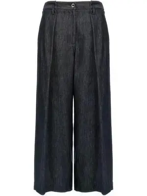 Brunello Cucinelli Pleated Wide Leg Trousers