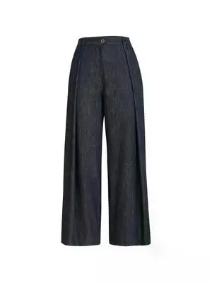 Brunello Cucinelli Pleated Wide Leg Trousers