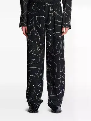 Balmain Constellation Embroidered Trousers