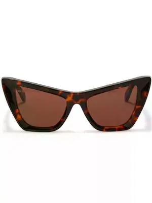 Off-White Edvard Cat-eye Sunglasses - Brown