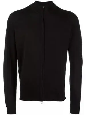 John Smedley High Neck Zipped Cardigan