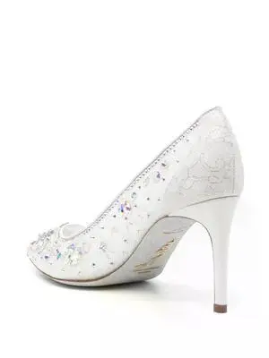 Rene Caovilla 80mm Crystal-embellished Pumps
