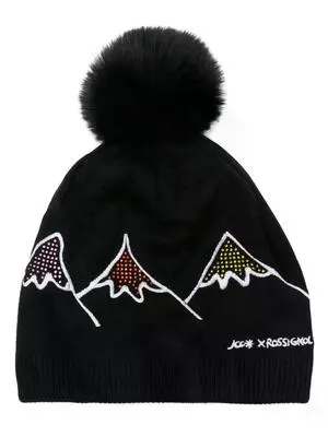 Rossignol X Jcc Crystal-embellished Beanie Hat - Black