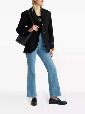 PATOU Belted Cashmere Crepe Jacket