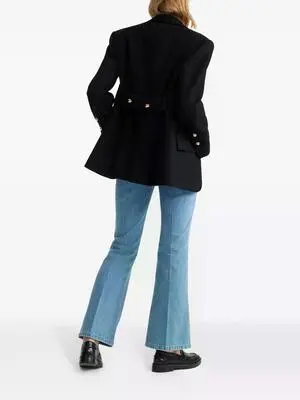 PATOU Belted Cashmere Crepe Jacket