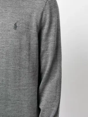 Polo Ralph Lauren Long Sleeve Fine Knit Jumper - Grey