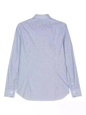 TINTORIA MATTEI 954 Geometric-print Cotton Shirt