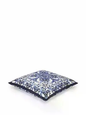 Dolce & Gabbana Large Mediterraneo Silk-twill Cushion