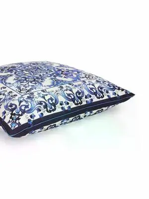 Dolce & Gabbana Large Mediterraneo Silk-twill Cushion