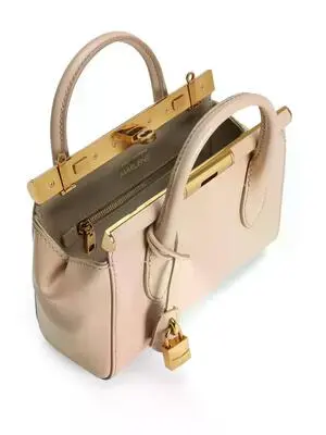 Dolce & Gabbana Mini Marlene Day Bag With Twist-lock Fastening - Neutrals