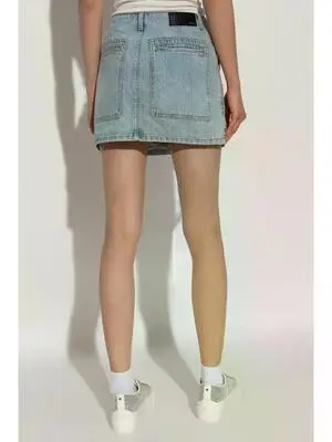 Amiri Cargo Denim Skirt