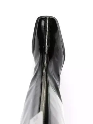 GMBH Calf Leather Zip Up Mid-calf Boots