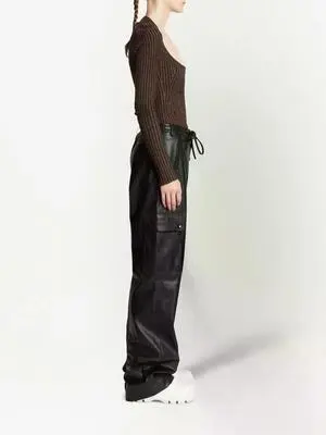 Proenza Schouler White Label Ribbed Scoop Neck Jumper - Brown