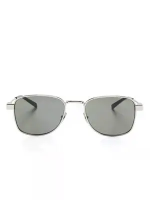 Saint Laurent Rectangle-frame Sunglasses - Grey