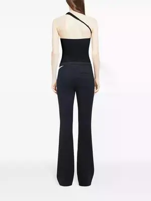 COURREGES Asymmetric Halterneck Top - Black