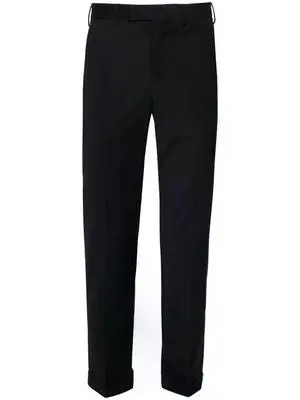PT TORINO Travel Mid-rise Tapered Trousers - Blue