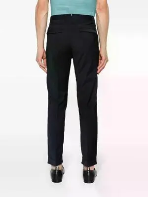 PT TORINO Travel Mid-rise Tapered Trousers - Blue