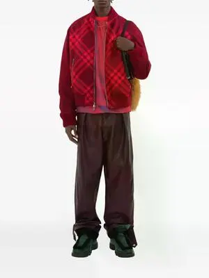 Burberry Reversible Check-print Bomber Jacket