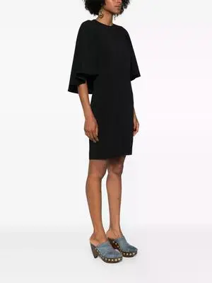 Chloé Draped Detail Cady Mini Dress