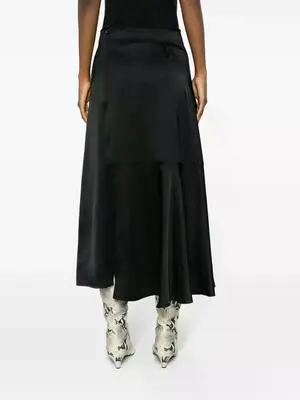 JIL SANDER High-waisted Panelled Midi Skirt