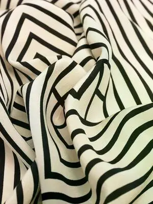TOTEME Stripe Print Scarf - Neutrals