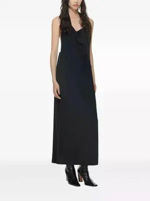 Carven Halterneck Dress With Open Back