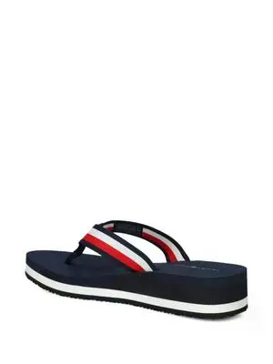 Tommy Hilfiger Logo Plaque Flip Flops