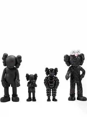 KAWS Companion Family Figure Set Black