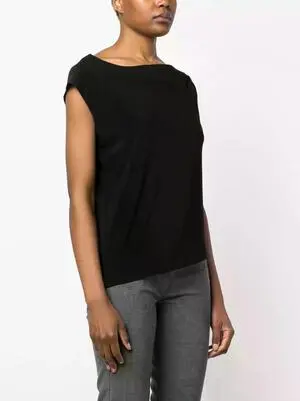 Norma Kamali Asymmetric Sleeveless Top