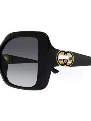 Gucci Square-frame Sunglasses With Interlocking G Logo
