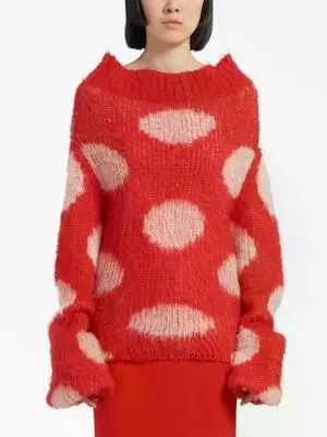 Marni Polka Dot-intarsia Jumper