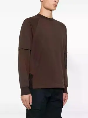 C.P. COMPANY Crew Neck Sweater With Side Pocket Detail