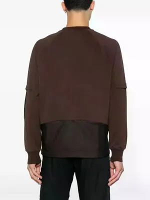 C.P. COMPANY Crew Neck Sweater With Side Pocket Detail